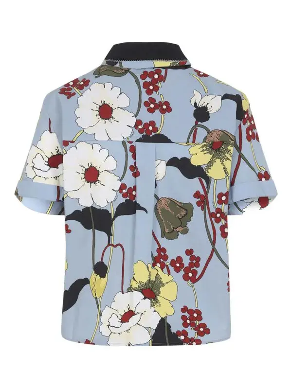 Marni Floral Print Shirt - Blue