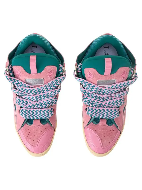 LANVIN Curb Sneakers With Cut-outs - Multicolor