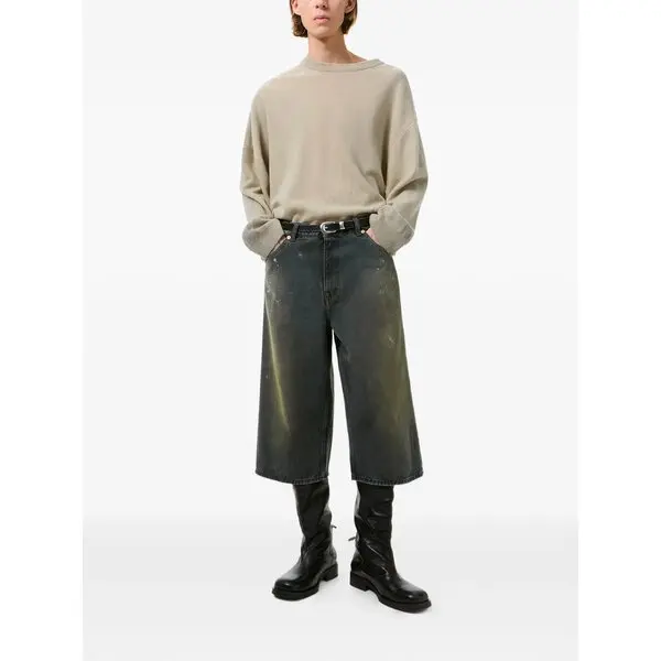 Our Legacy Nebula Wash Relaxed Fit Denim Shorts