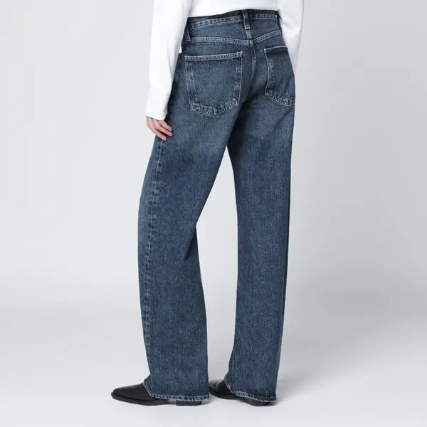 AGOLDE Regenerated Cotton Denim Wide Leg Jeans