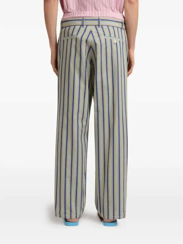 Marni Striped Wide-leg Trousers