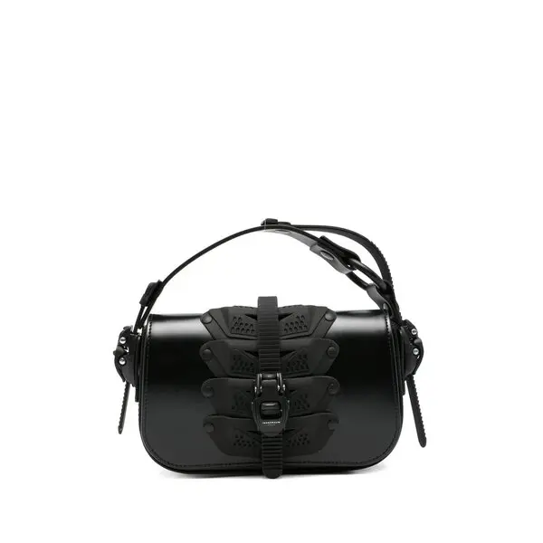INNERRAUM Buckled Shoulder Bag - Black