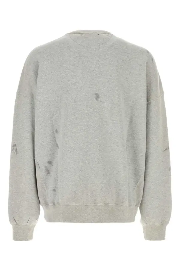 GOLDEN GOOSE Grey Cotton Sweatshirt