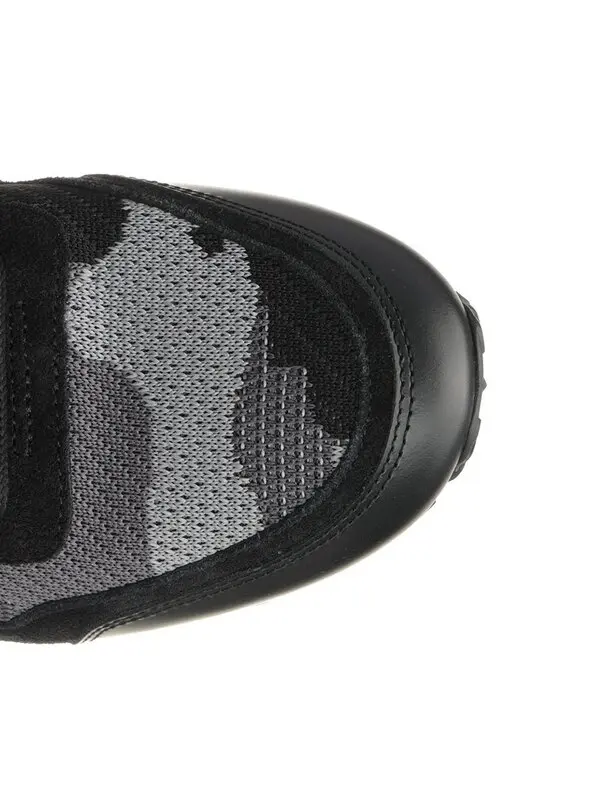 Valentino Garavani Rockrunner Camouflage Sneakers - Black