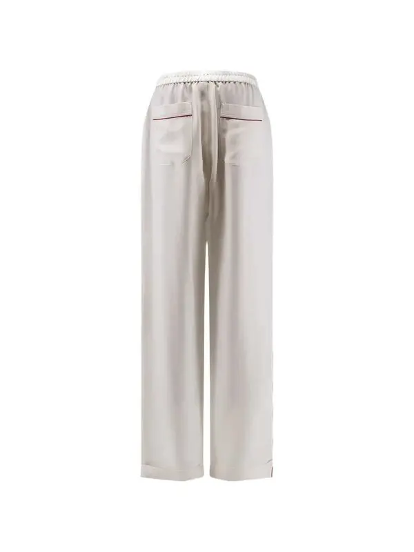 TOM FORD Silk Trousers - Multicolor