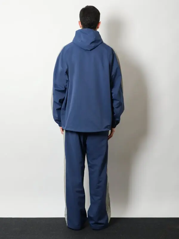 Balenciaga Sporty Zip-up Rain Jacket With Embroidered Logo