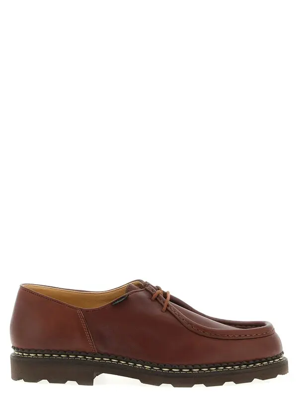 Paraboot Michael Derby Shoes In Greased Nubuck