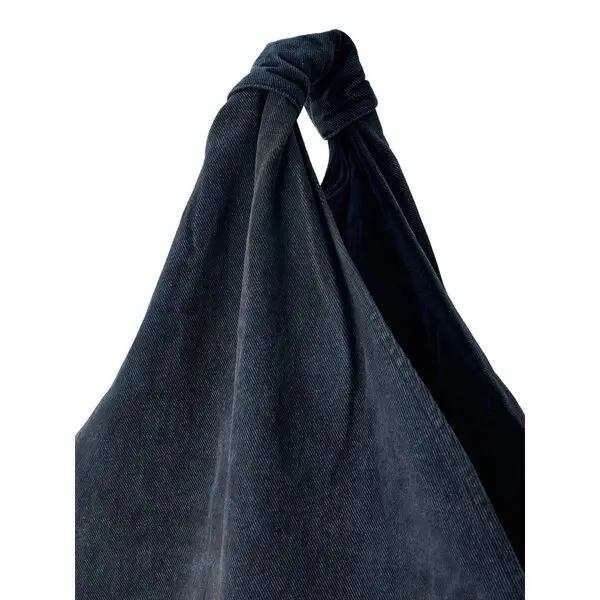 Our Legacy Washed Cotton Shoulder Bag - Black