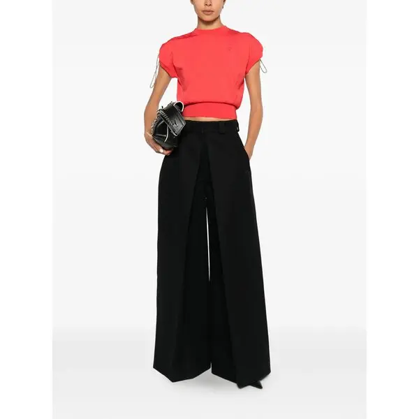 Balenciaga Palazzo Pants With Inverted Pleat