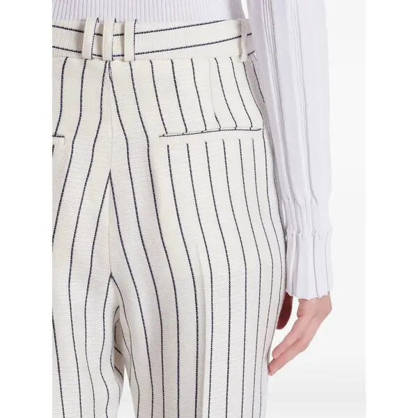 Balmain Pinstripe Flared Trousers
