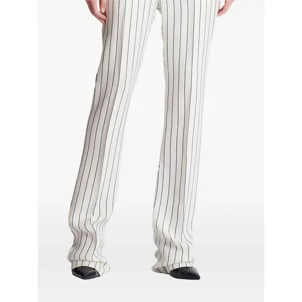 Balmain Pinstripe Flared Trousers