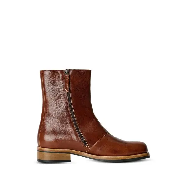 Our Legacy Zip Up Ankle Boots - Brown