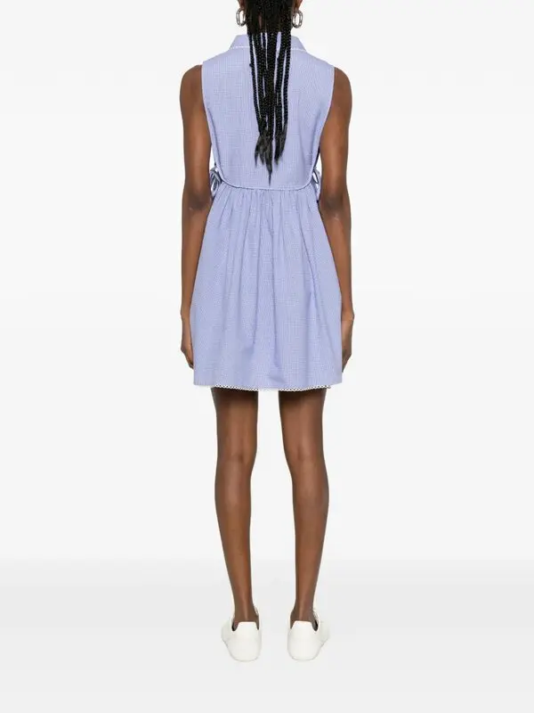 Miu Miu Gingham Check Cotton Dress