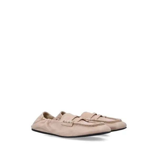 Miu Miu Ruched Detailing Flat Loafers