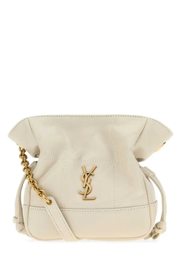 Saint Laurent Leather Mini Bucket Bag