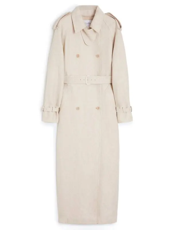 Max Mara Linen Trench Coat