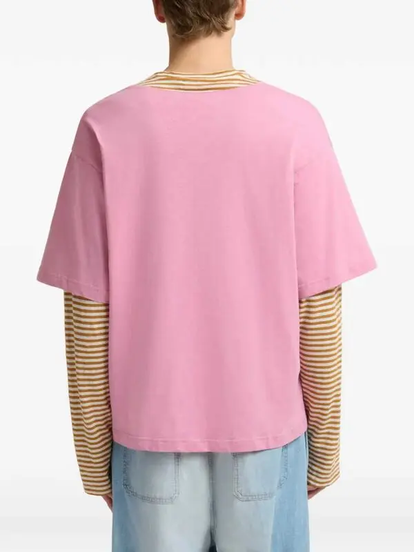 Marni Striped Logo T-shirt