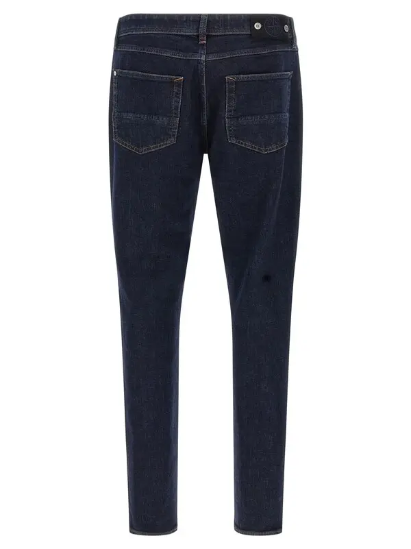 Stone Island Indigo Denim-rinsed Jeans - Blue
