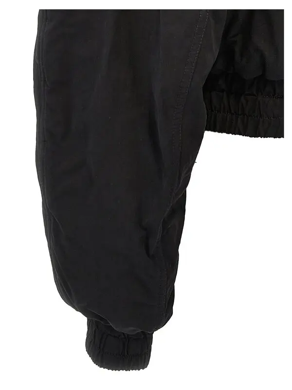 Andamane Sierra Cropped Bomber Jacket - Black
