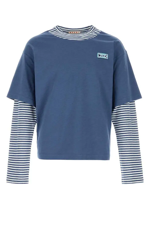 Marni Air Force Linen Bend T-shirt