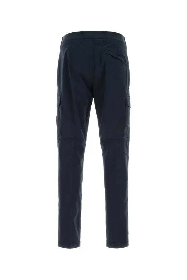 Stone Island Stretch Cotton Cargo Pant - Blue