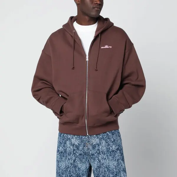 AWAKE NY Logo Print Hooded Sweatshirt