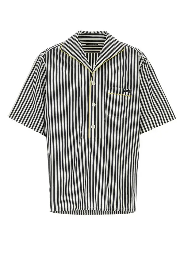 Dolce & Gabbana Embroidered Poplin Shirt - Multicolor