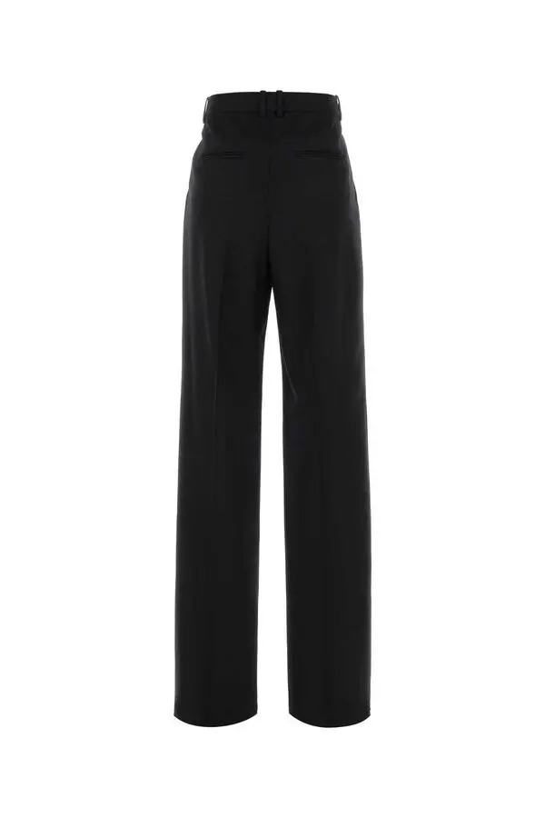 Saint Laurent Wool Trousers - Black