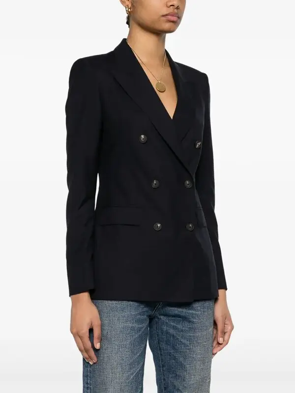 Tagliatore Parigi Double-breasted Wool Blazer - Blue