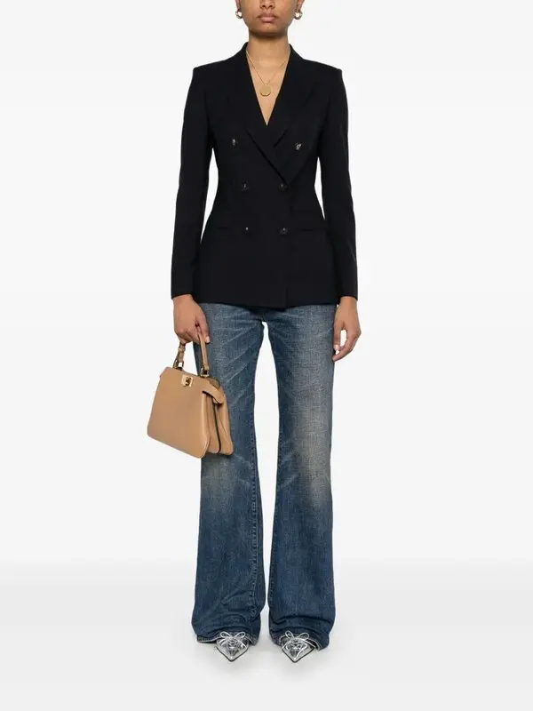 Tagliatore Parigi Double-breasted Wool Blazer - Blue