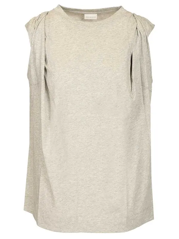 Dries Van Noten Sleeveless Ultra-light Jersey Top