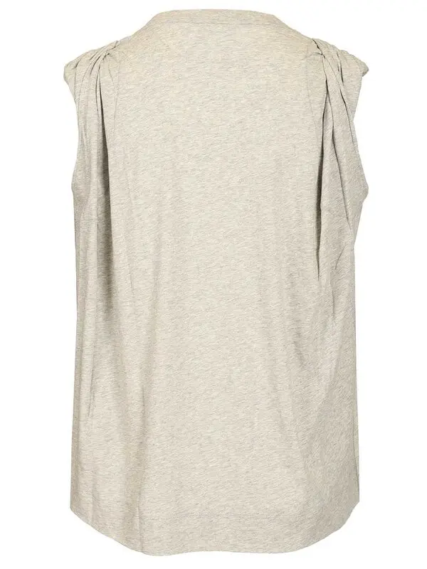 Dries Van Noten Sleeveless Ultra-light Jersey Top