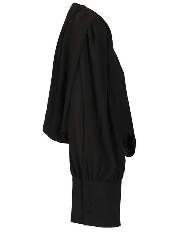 ROTATE BY BIRGER CHRISTENSEN Long Sleeve V-neck Wrap Blouse