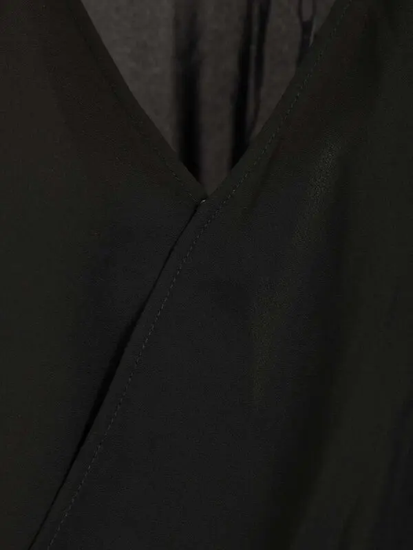 ROTATE BY BIRGER CHRISTENSEN Long Sleeve V-neck Wrap Blouse
