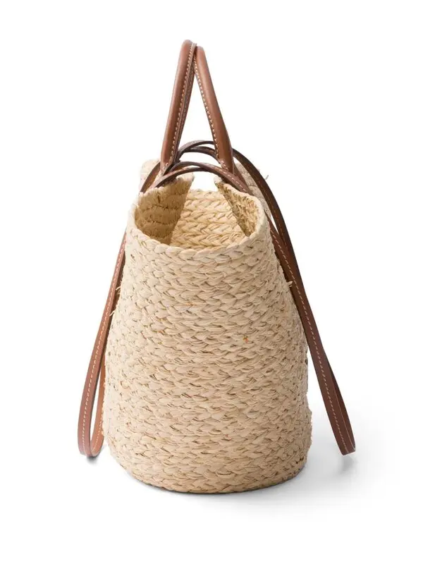 Prada Raffia Tote Bag