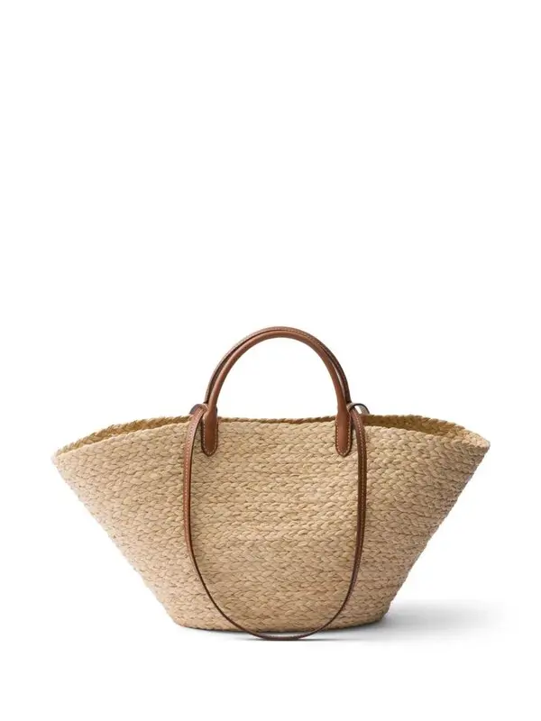 Prada Raffia Tote Bag