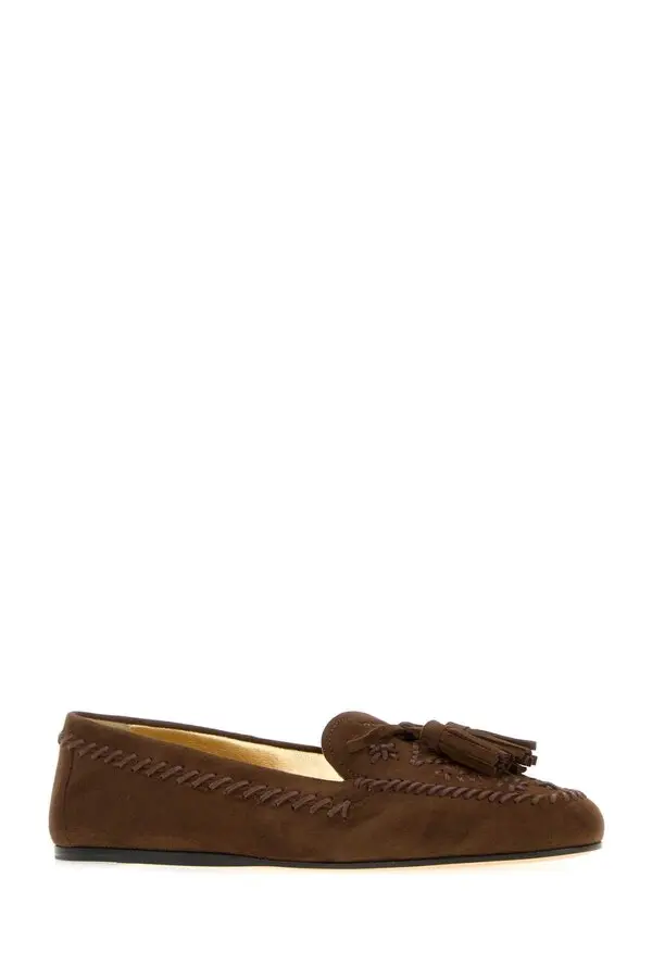 Prada Suede Loafers - Brown