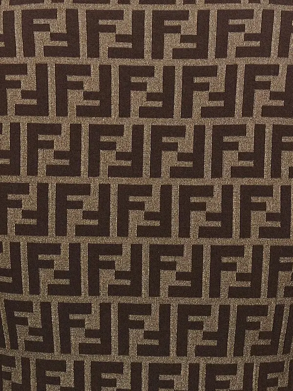Fendi Ff" Logo High Neck Sweater