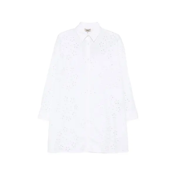 Herno Cotton Blend Embroidered Shirt