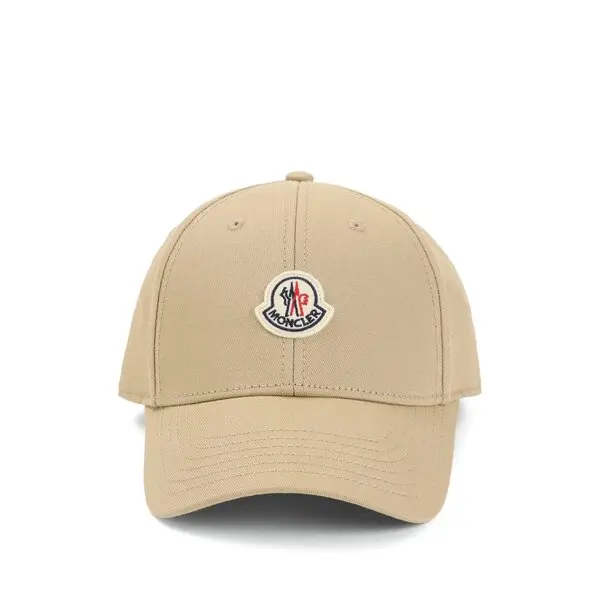 Moncler Baseball Cap With Logo - Cream