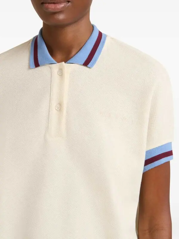 Marni Polo Shirt With Striped Detail - Multicolor
