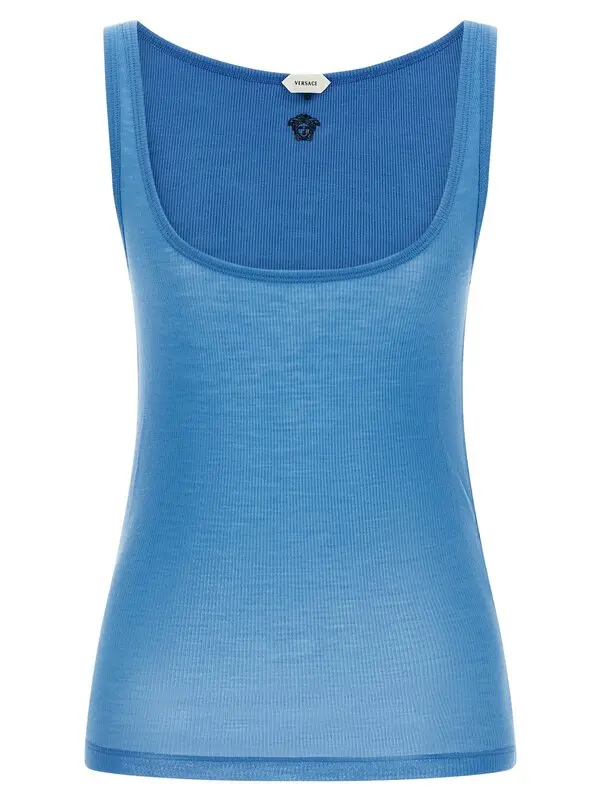 Versace Medusa' Tank Top - Blue