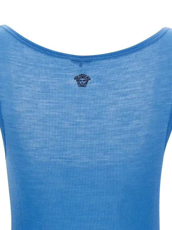 Versace Medusa' Tank Top - Blue