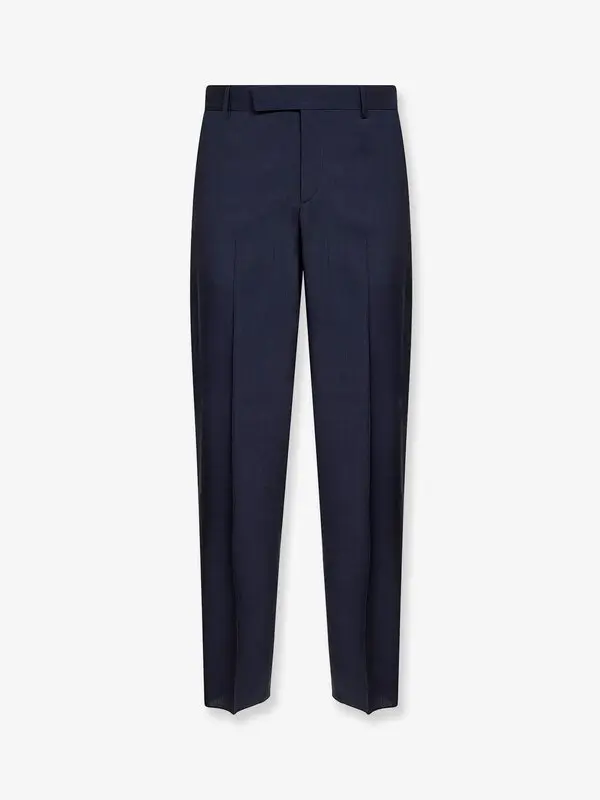 Fendi Virgin Wool Trousers - Multicolor