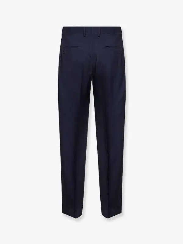 Fendi Virgin Wool Trousers - Multicolor