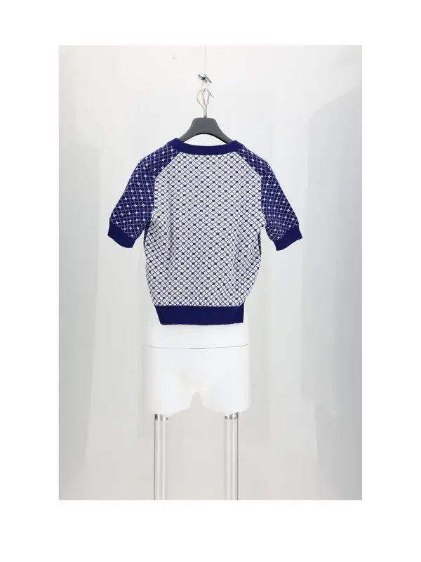 Dior Ba-cannage Jacquard Knit - Blue