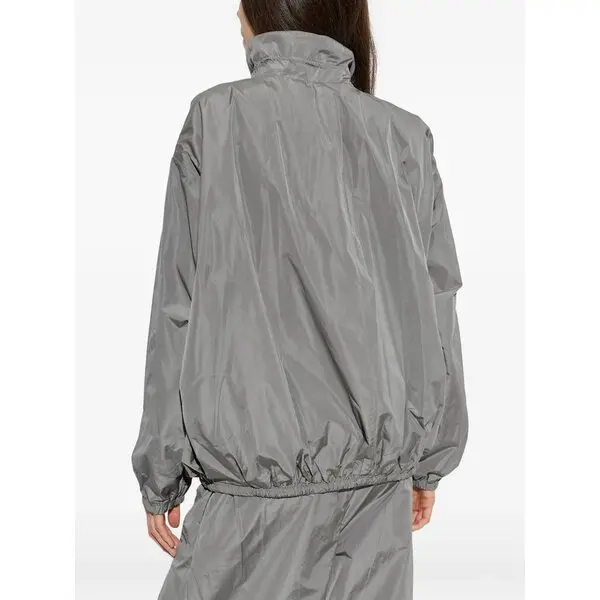 Alexander Wang Oversized Zip-up Jacket With High Neck