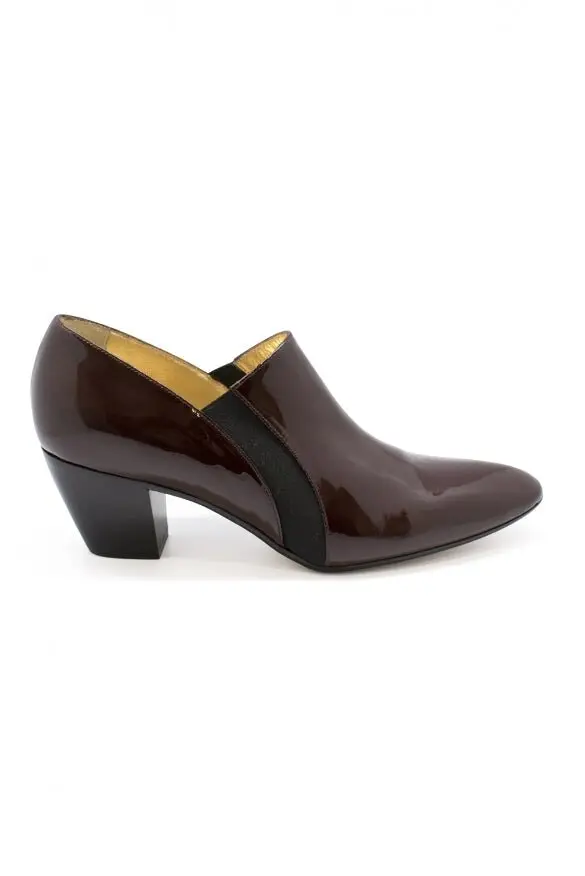 Walter Steiger Seventy Eight Boots In Bordeaux Patent Leather - Red