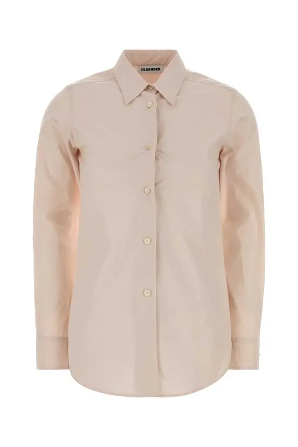 JIL SANDER Light Poplin Shirt - Pink
