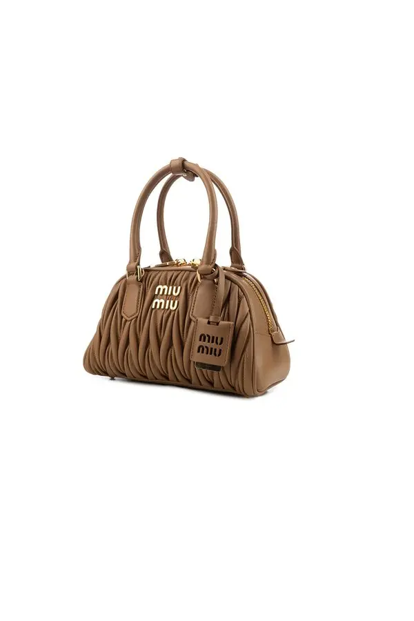 Miu Miu Quilted Top Handle Bag